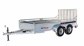 Remorque ouverte 6'x12' HD à louer | Location Remorque Québec inc.